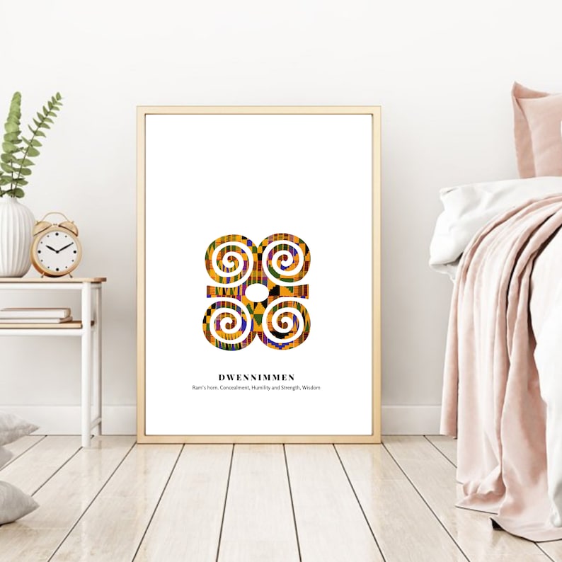 Kente DWENNIMMEN ADINKRA SYMBOL - Etsy