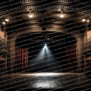 The Stage (rehearsal Spotlight) - Digital Background for Composite ...