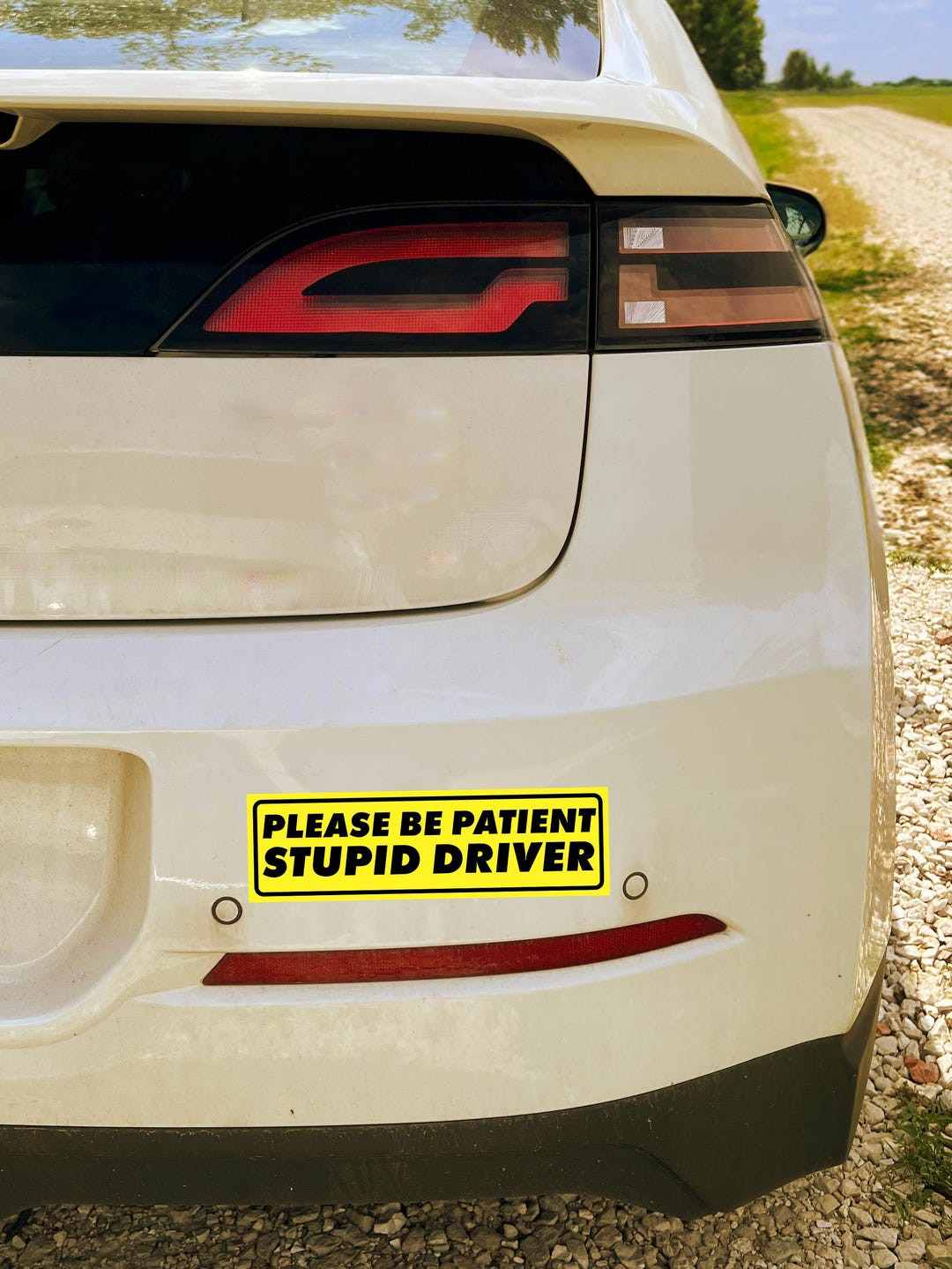 Please Be Patient, Stupid Driver - Bumper Sticker - Etsy