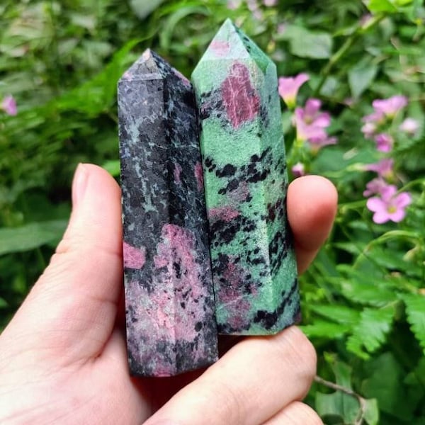 Ruby Zoisite Stone - Etsy