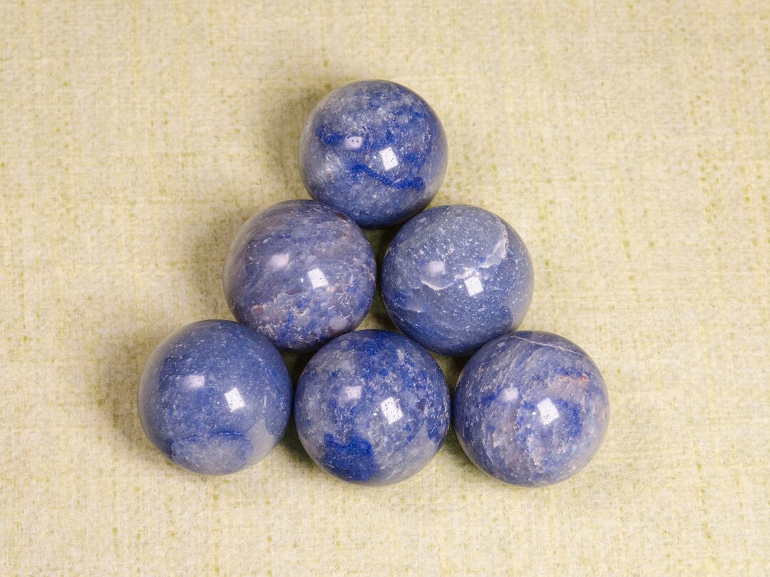 Blue Aventurine Sphere Polished Blue Stone Ball Natural Gemstone Sphere ...