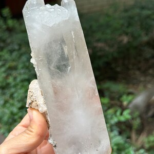 Double Terminated Bridge Quartz Crystal Crossover Growth Himalayan Quartz Point/meditation Wand ...