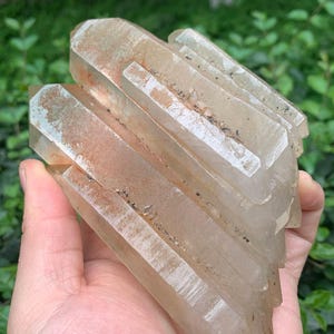 Rare Himalayan Tabular Multiple Quartz Crystals/clear Himalayan Energy ...