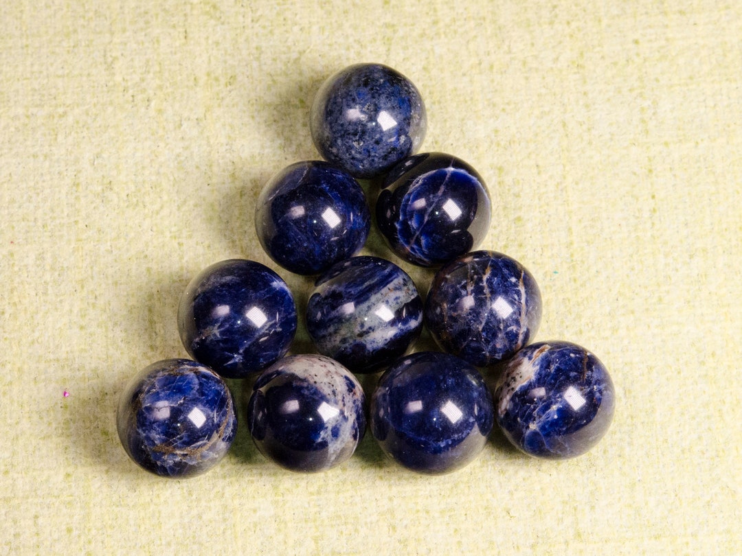 Blue Sodalite Sphere Polished Blue Stone Ball Natural Gemstone Sphere ...