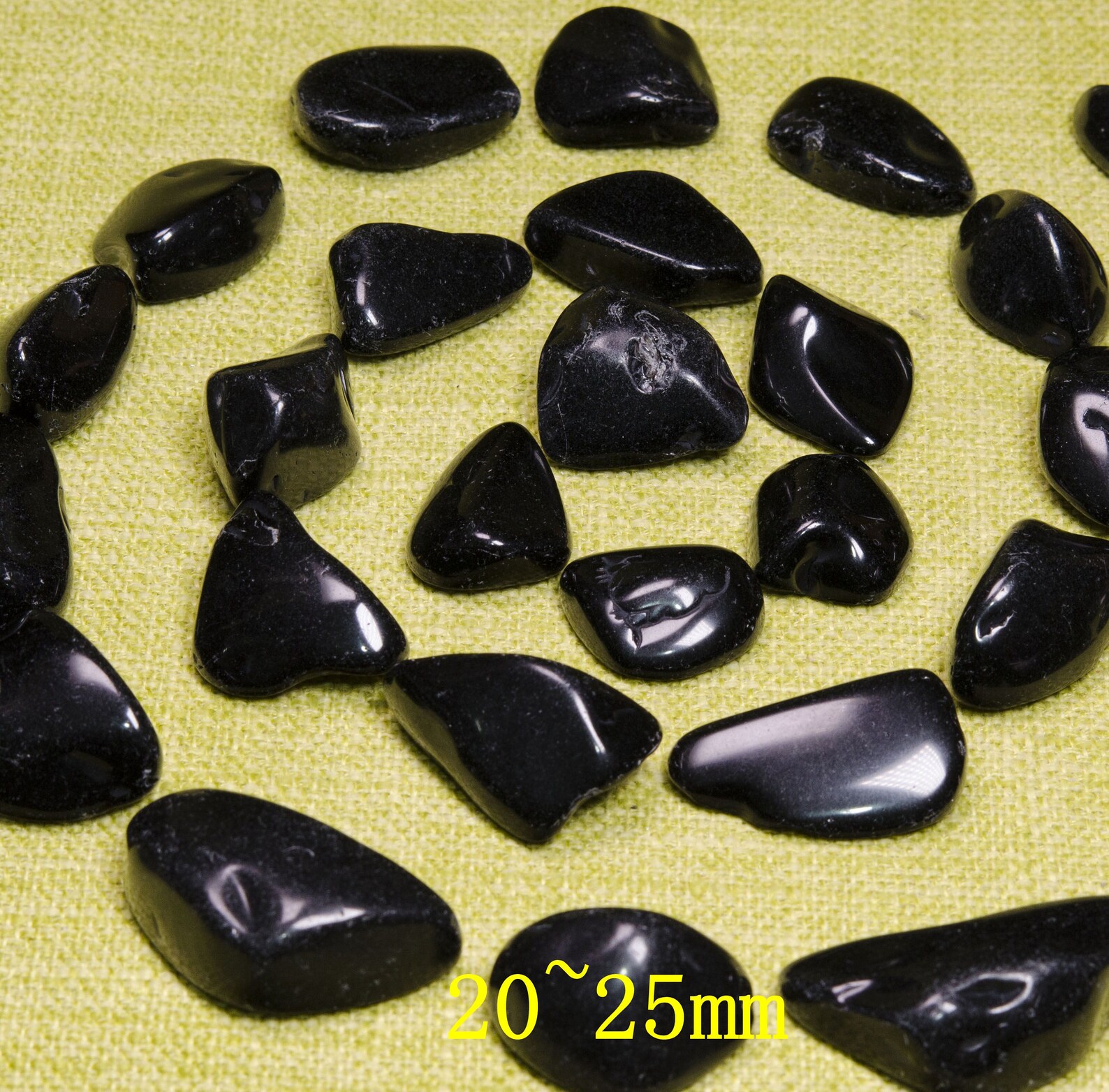 Black Obsidian Tumbled Stone/polished Black Obsidian Loose - Etsy