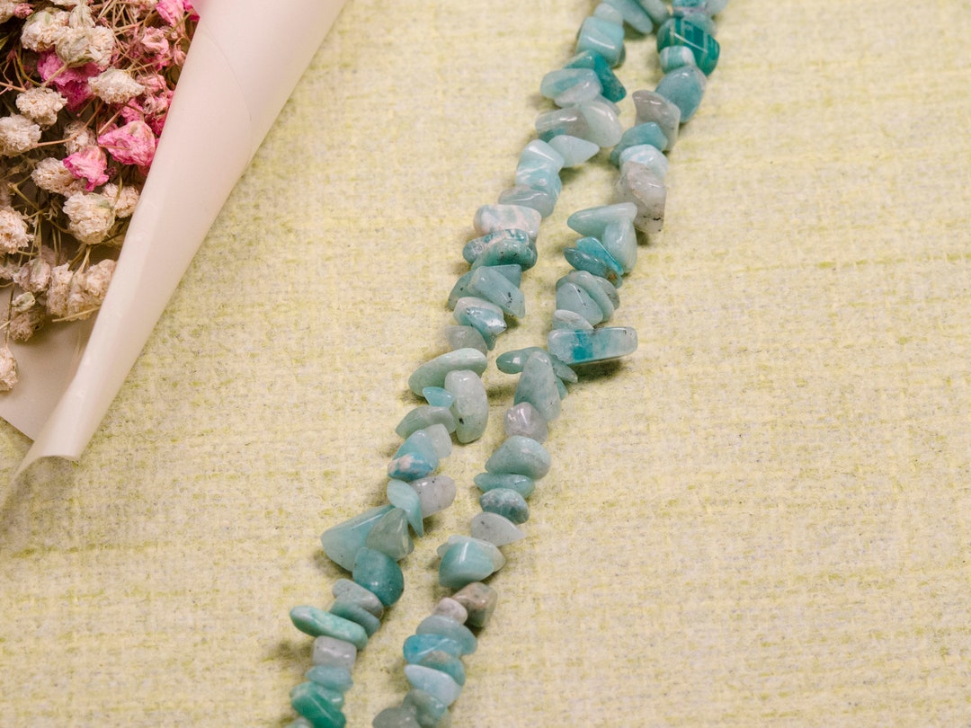 Amazonite Beads Polished Natural Gemstone Bead Chip Stone/jewelry ...