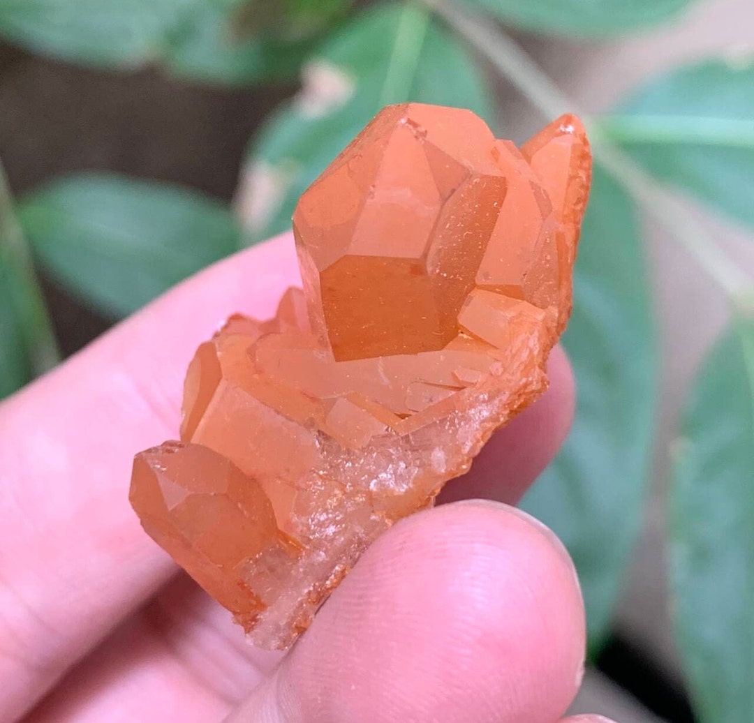 You Pick! Tangerine Crystal Cluster/small Rare Tagerine Quartz Specimen ...