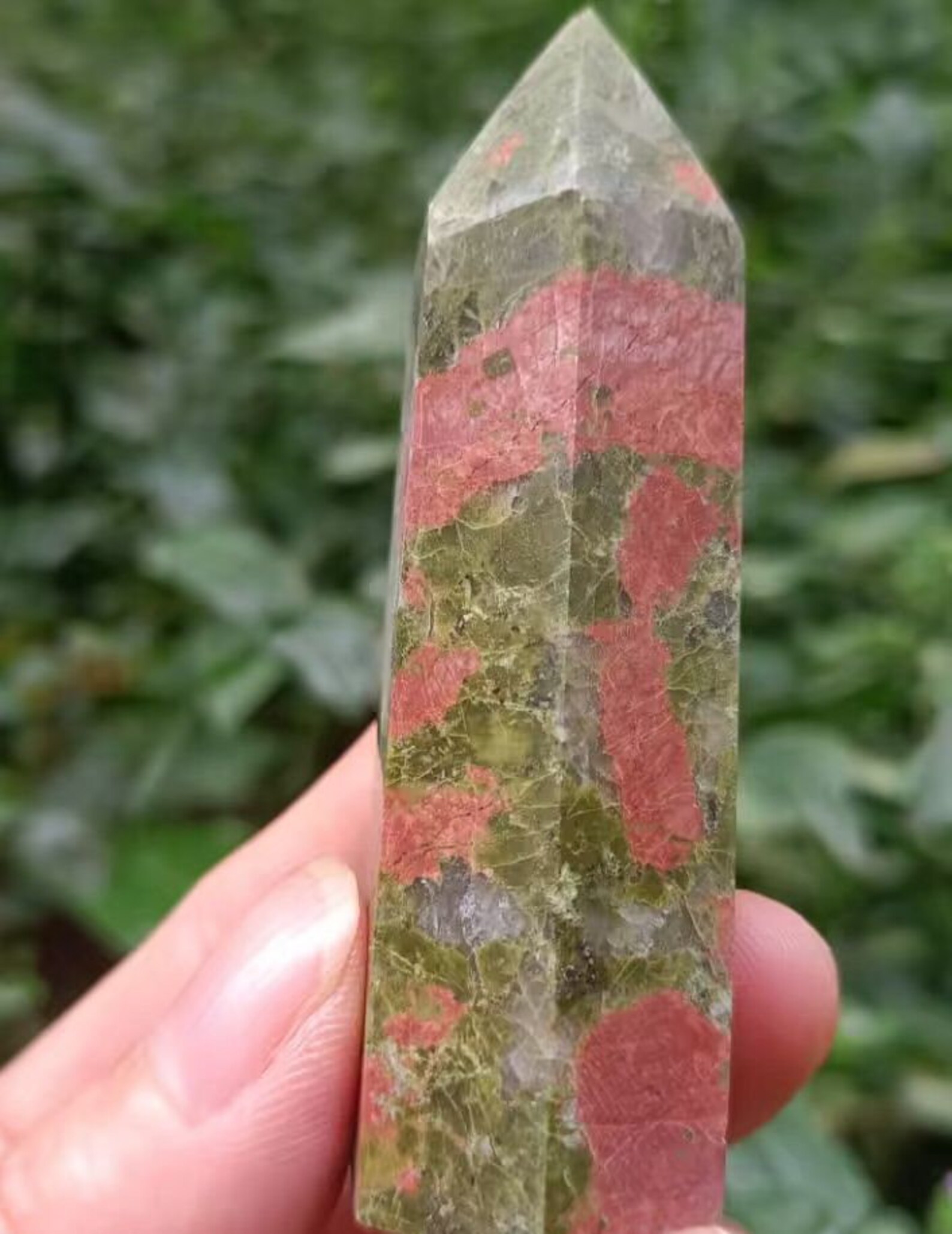Natural Unakite Towers/unakite Points/unakite Wands/unakite Obelisk ...