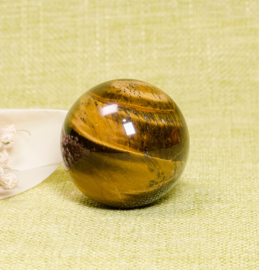 Yellow Tiger Eyes Sphere Stone Ball Natural Gemstone/collection/miners ...