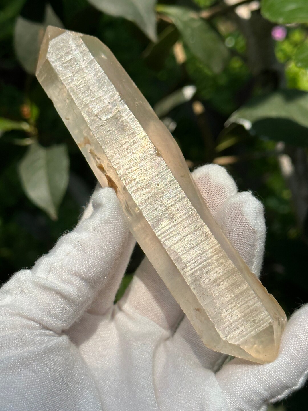 Only 29usd!double Terminated Quartz Crystal/5.11inches/124g/lemurian ...