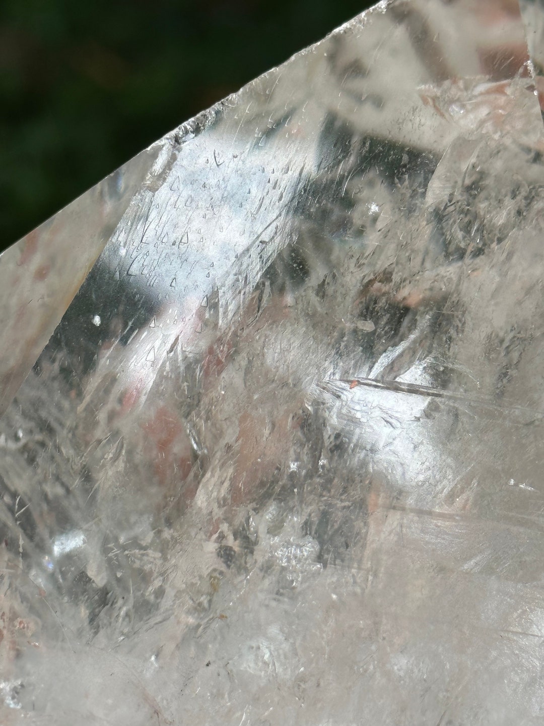 Himalayan Master Record-keeper Rainbow Quartz Crystal Point/healing ...