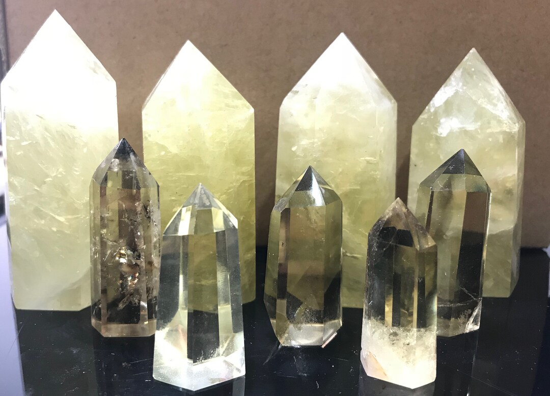 Citrine Tower/polished Citrine Quartz Point/natural Citrine Tower ...