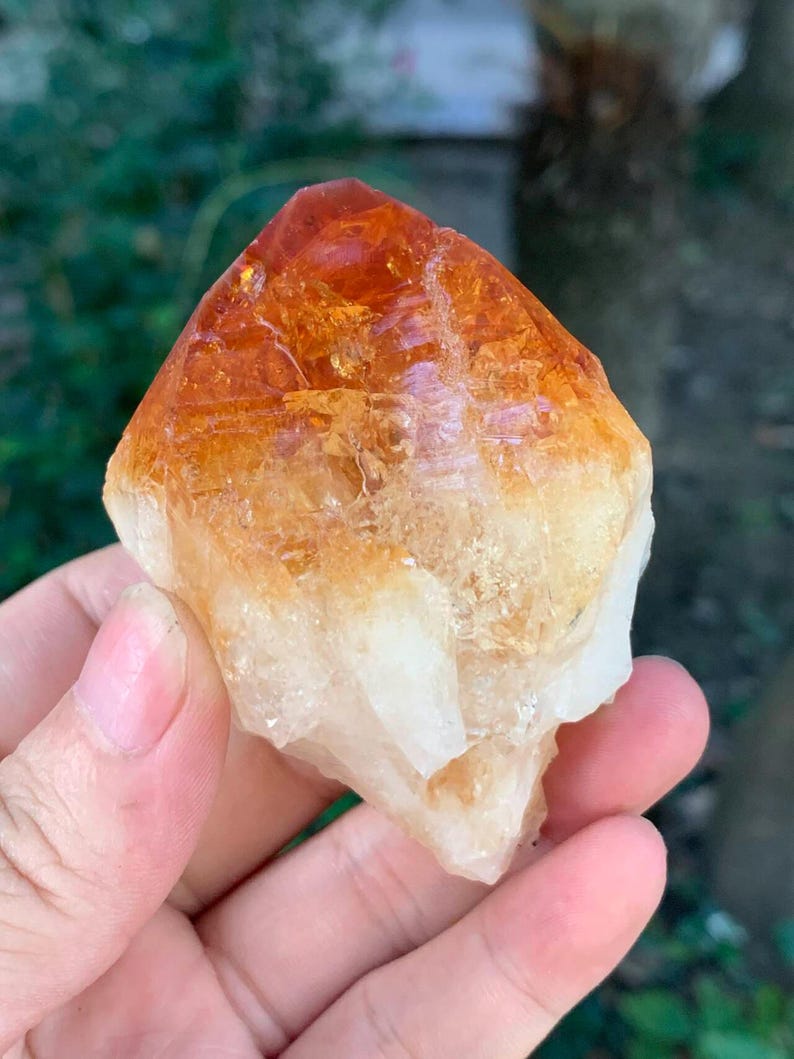 Only 44usd!natural Orange Citrine Quartz/scepter Citrine Crystal ...