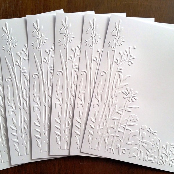 Embossed Card - Etsy