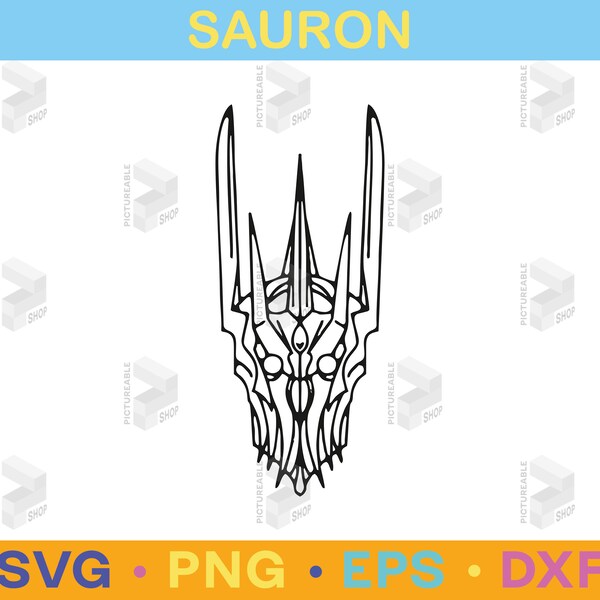 Sauron Svg - Etsy