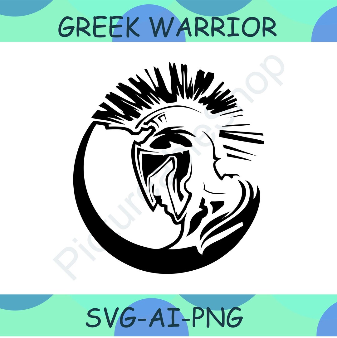 Sparta Svg, Greek Svg, Helm Vector, Greek Art, Warrior Svg, Sparta Helm ...