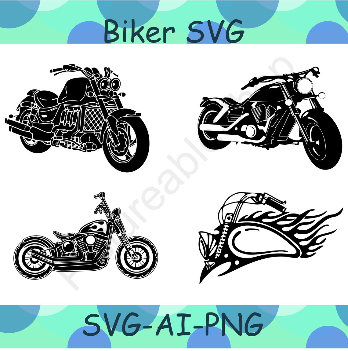Motorcycle Svg Motorbike Svg Chopper Svg Cruiser Svg Biker - Etsy Canada