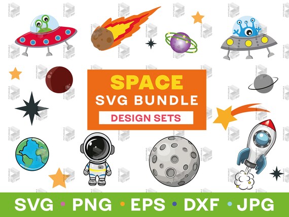 Space Svg Space Bundle Earth Svg Alien Planet Svg Space - Etsy