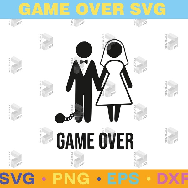 Game Over Svg - Etsy