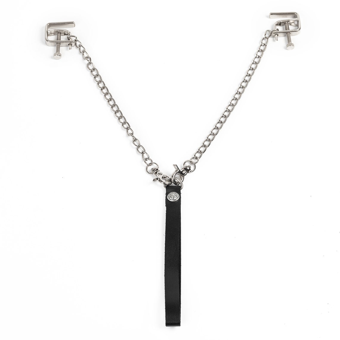 Nipple Clamps With Chain Nipple Clamp Leash Intimate Etsy