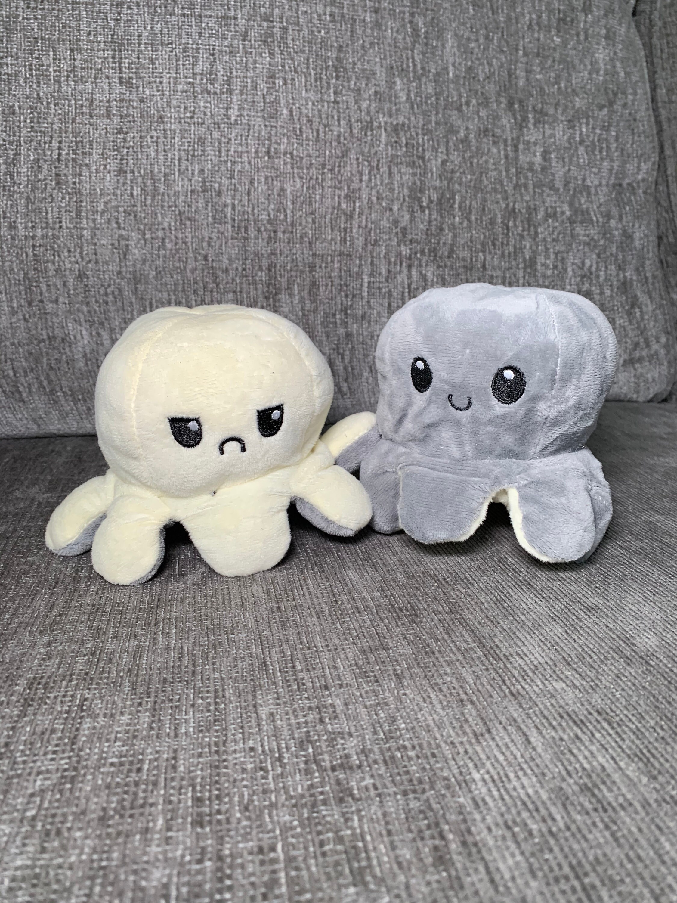 Reversible Octopus Plush Emotional Octopus | Etsy