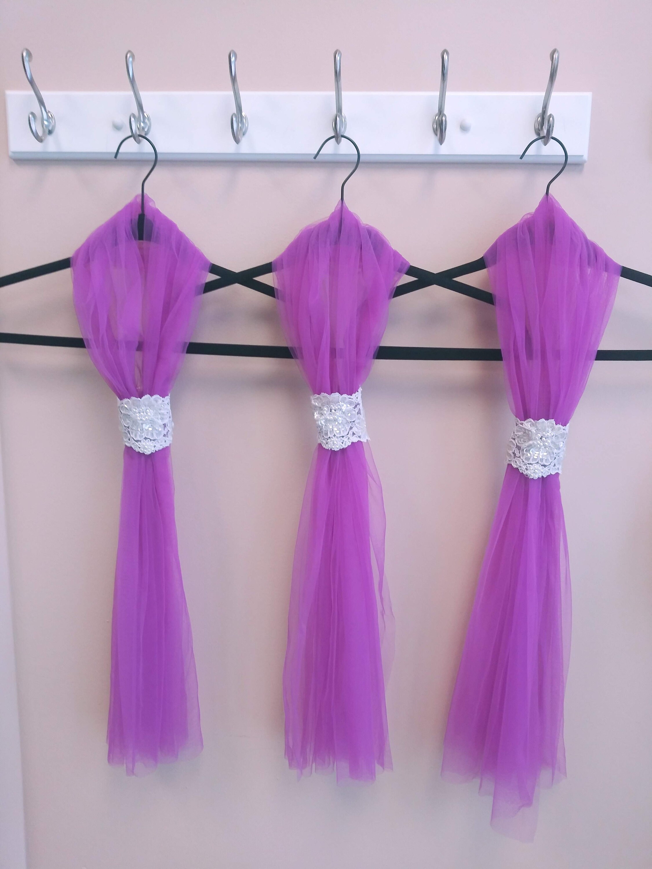 Tulle Wedding Aisle Sashes - Etsy