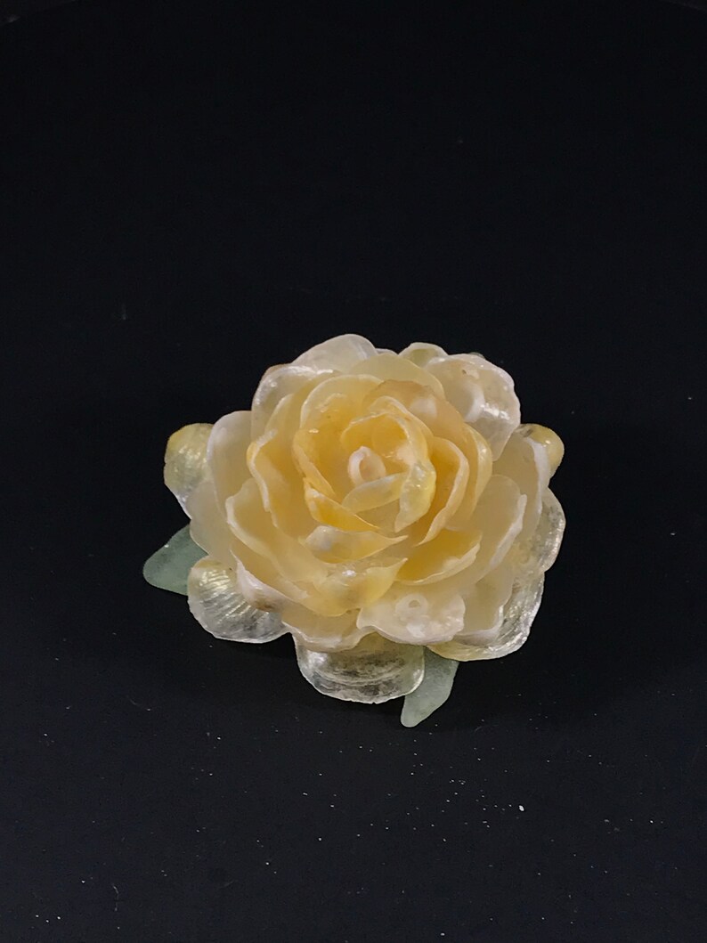 Delicate Rose 'forever' Seashell Flower Handmade With | Etsy