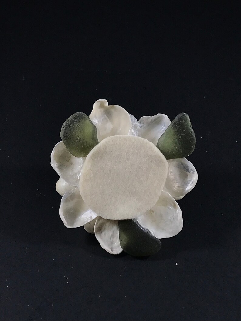 Delicate Rose 'forever' Seashell Flower Handmade With | Etsy