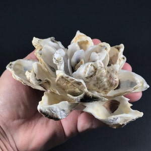 Blooming Oyster Flowers Handmade With Gnarly Oyster Shells - Etsy