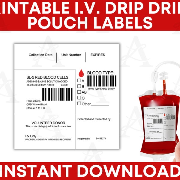 Fake Prescription Label - Etsy