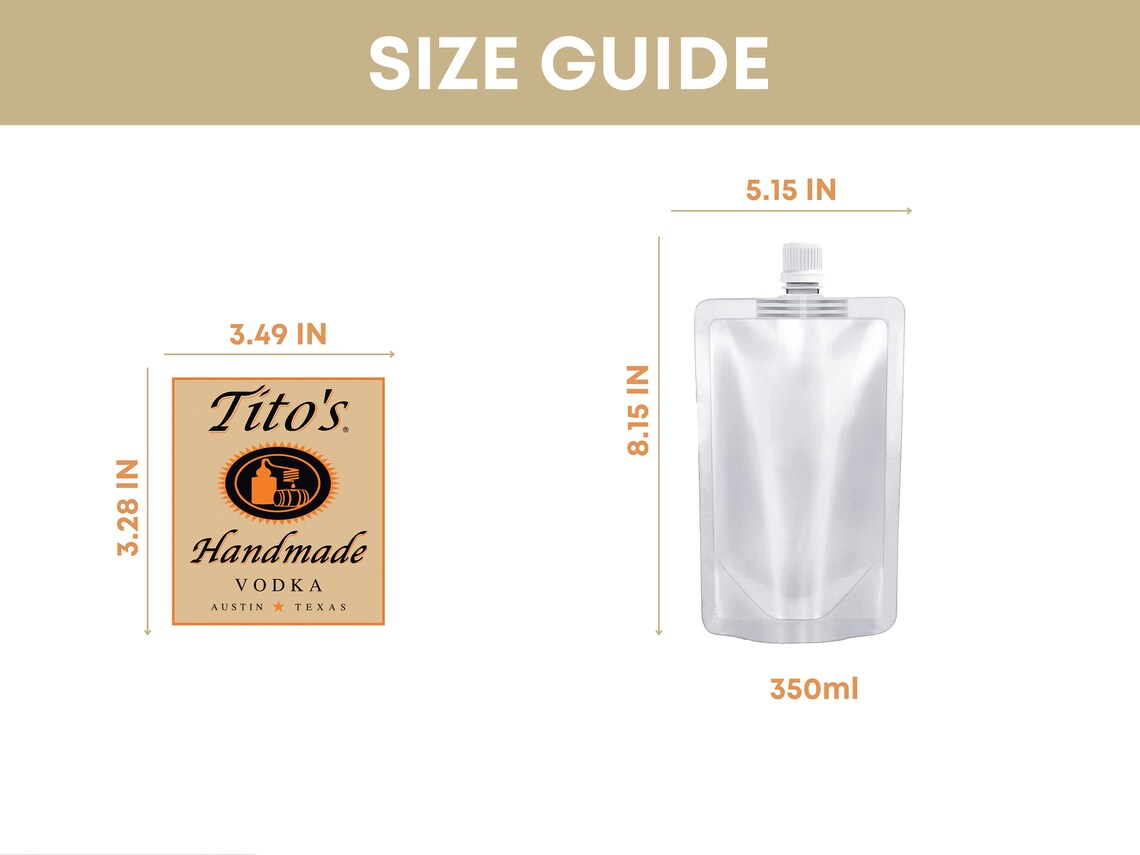 Titos Drink Pouch, Vodka Drink Pouch, Adult Capri Sun, Booze Bag, Vodka ...