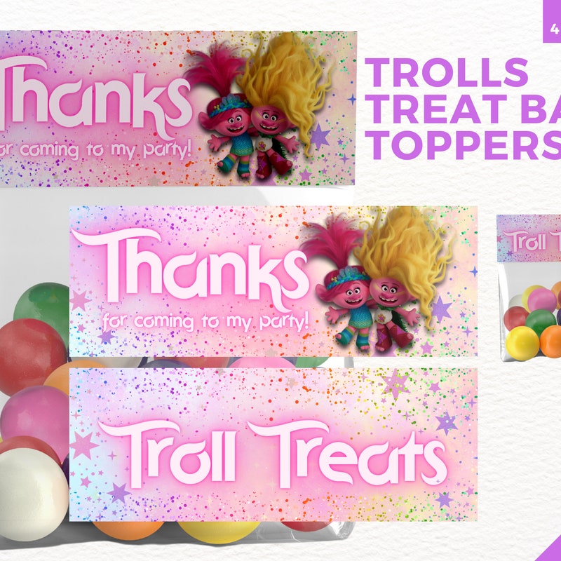 Trolls Chip Bag - Etsy