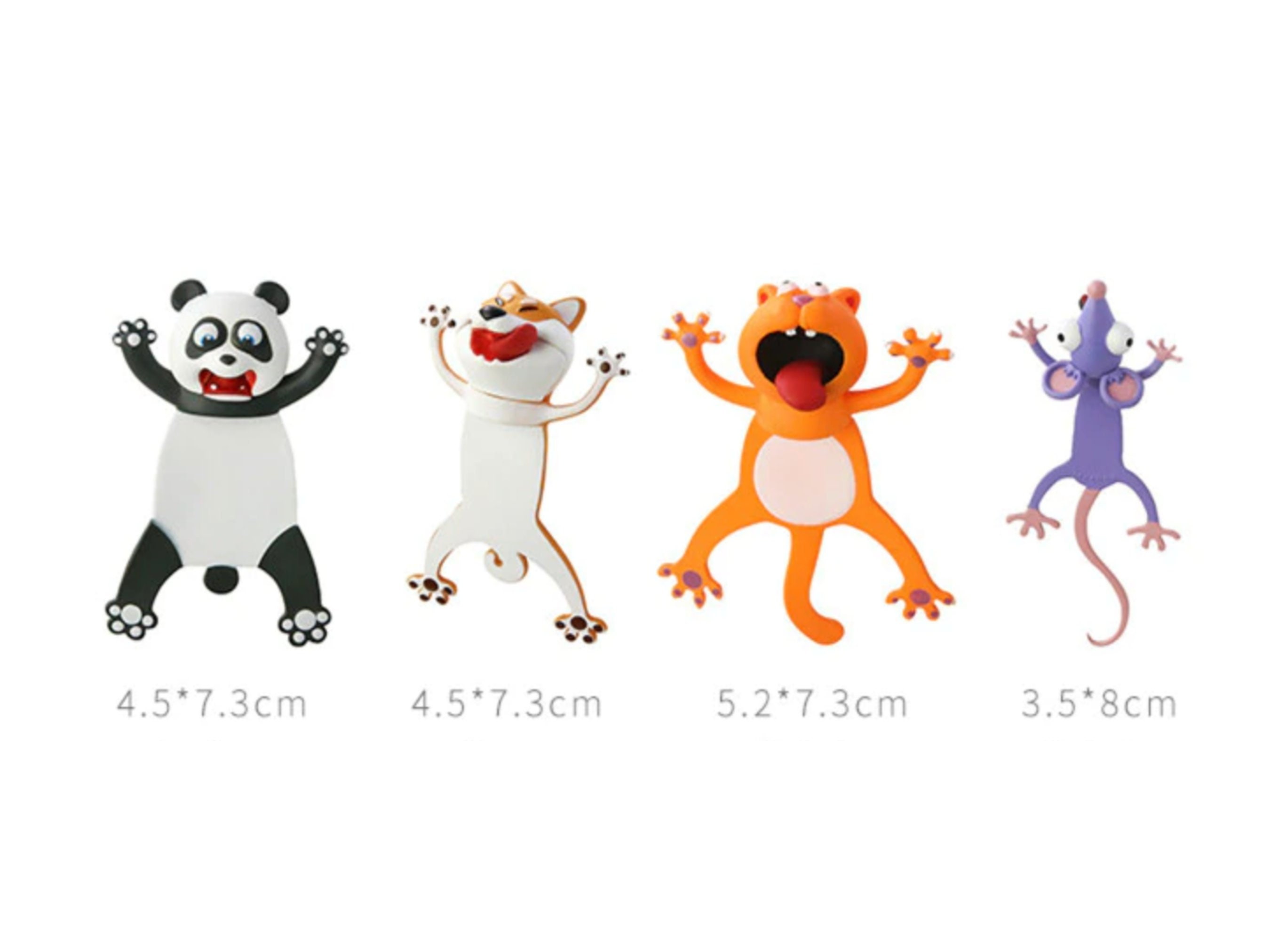 3dcartoon Bookmarks, 3D Wacky Animal Bookmarks,fun Bookmarks, Funny ...