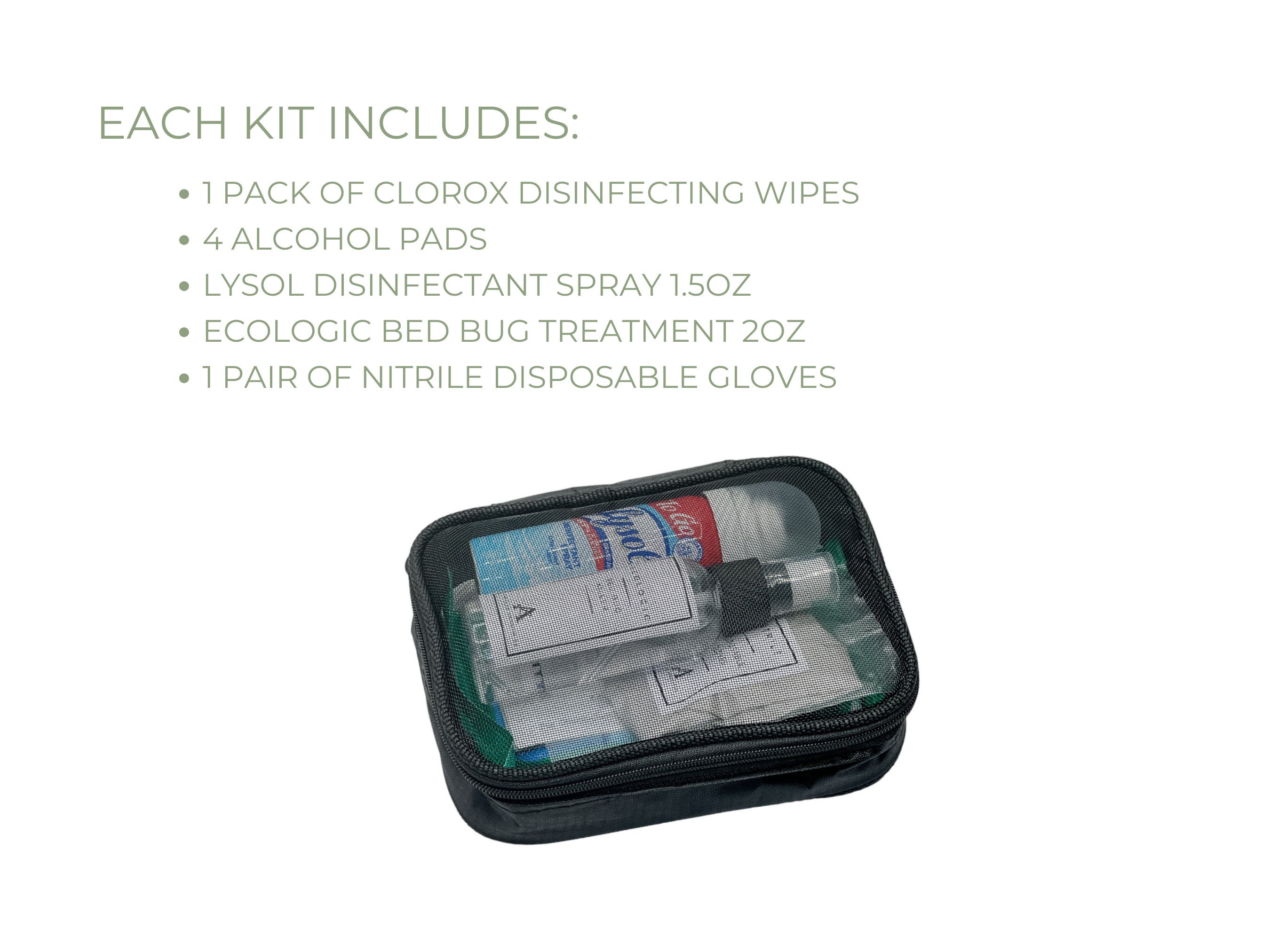 Travel Cleaning Kit, Hotel Room Cleaning Kit, Travel Size Cleaning ...