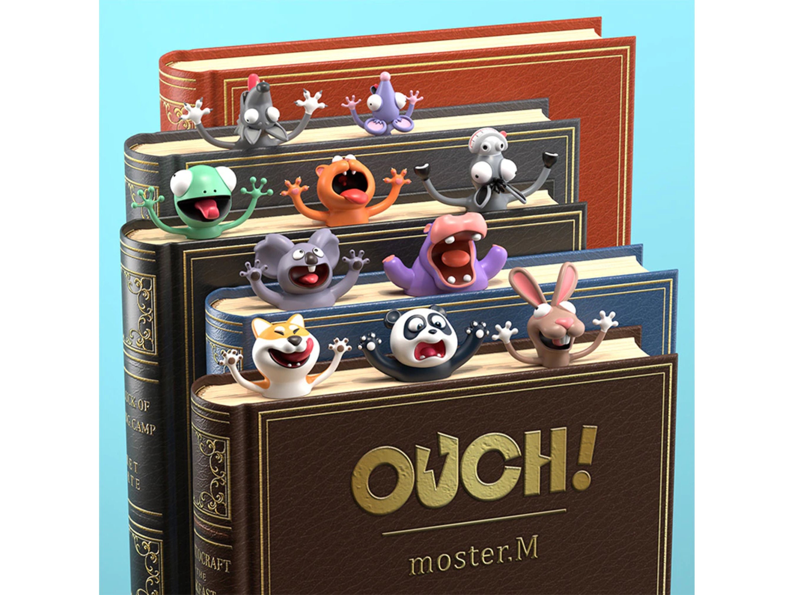 3dcartoon Bookmarks, 3D Wacky Animal Bookmarks,fun Bookmarks, Funny ...