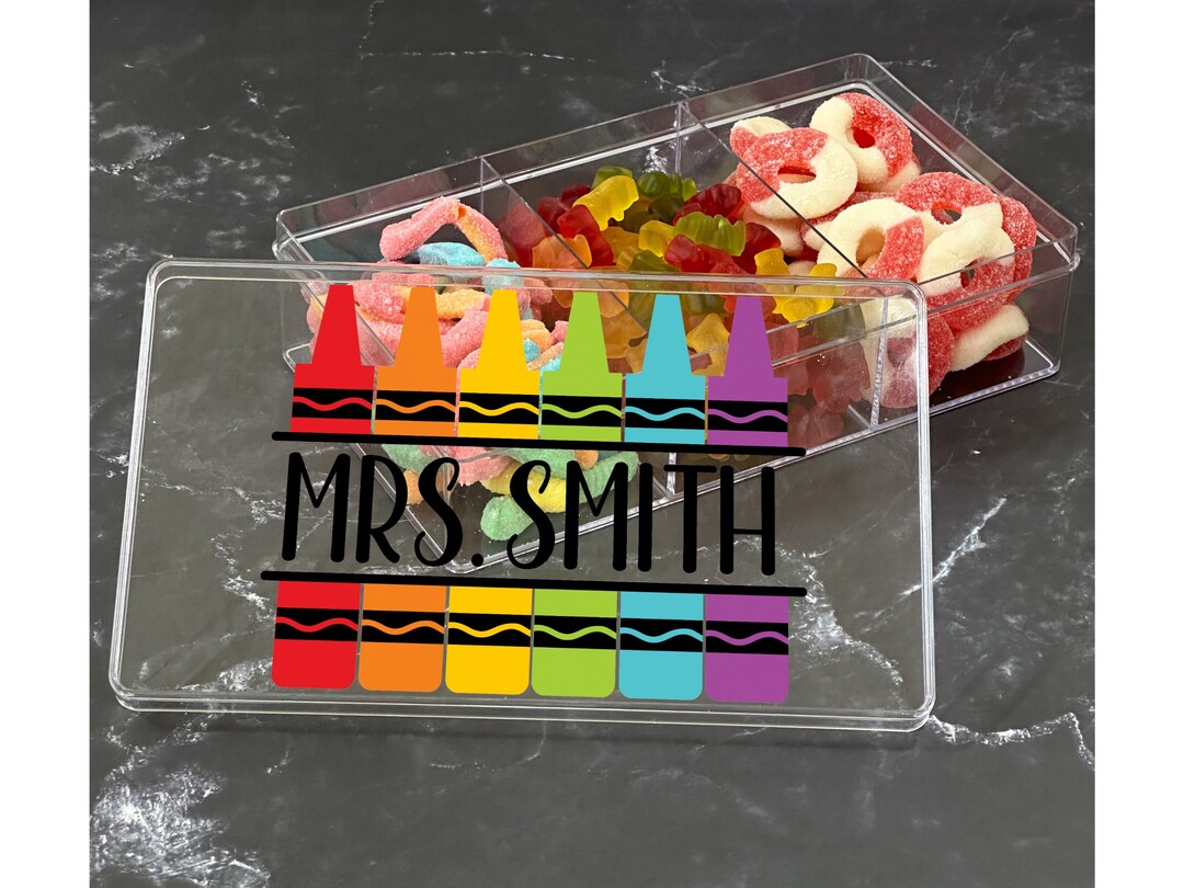 Teacher Gift, Acrylic Candy Tray, Teacher Appreciation, Personalized ...