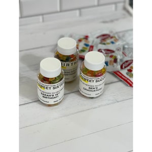 Candy Filled Personalized Prescription Candy Bottle, Candy Chill Pills Gift, Custom RX Candy ...