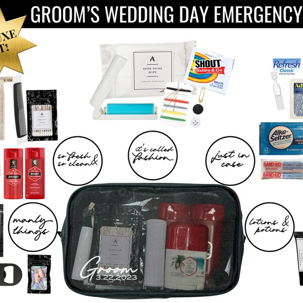 Grooms Survival Kit - Etsy