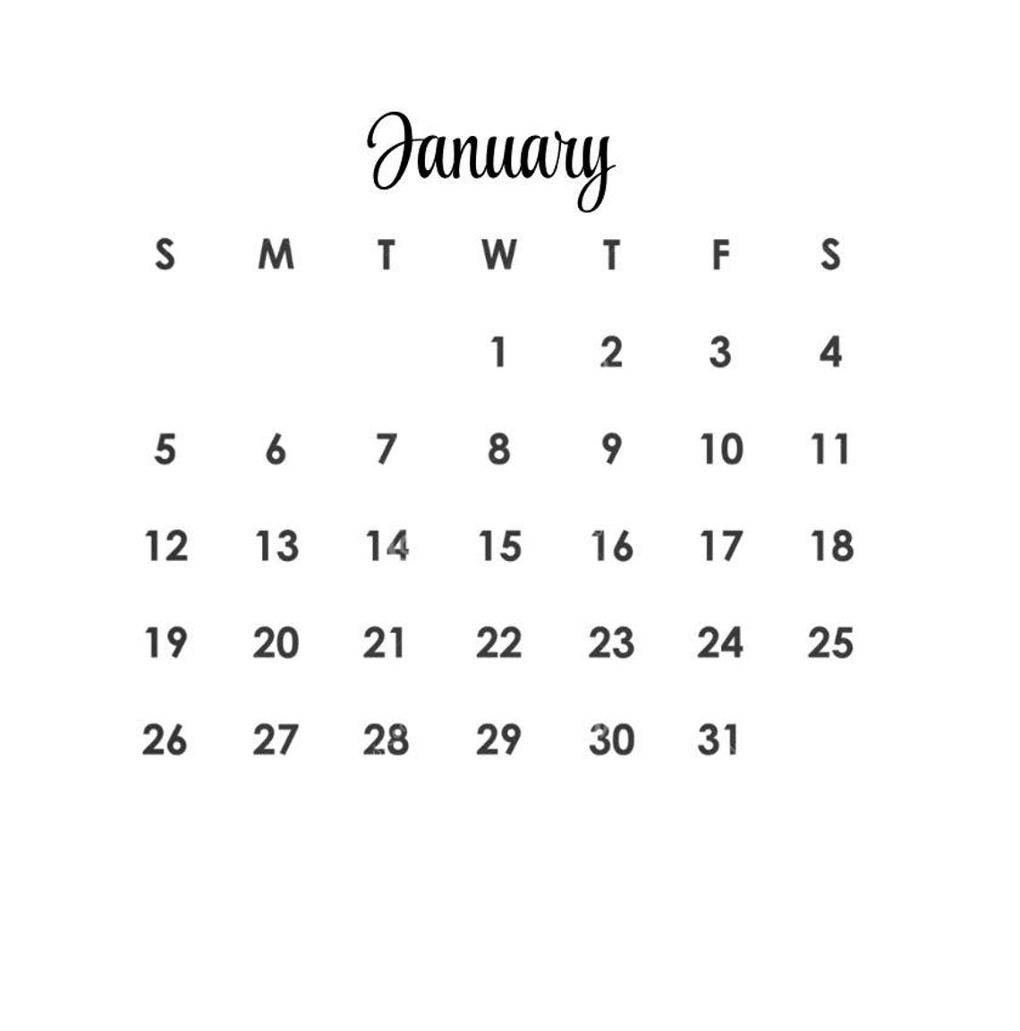 2025 Calendars January-december - Etsy