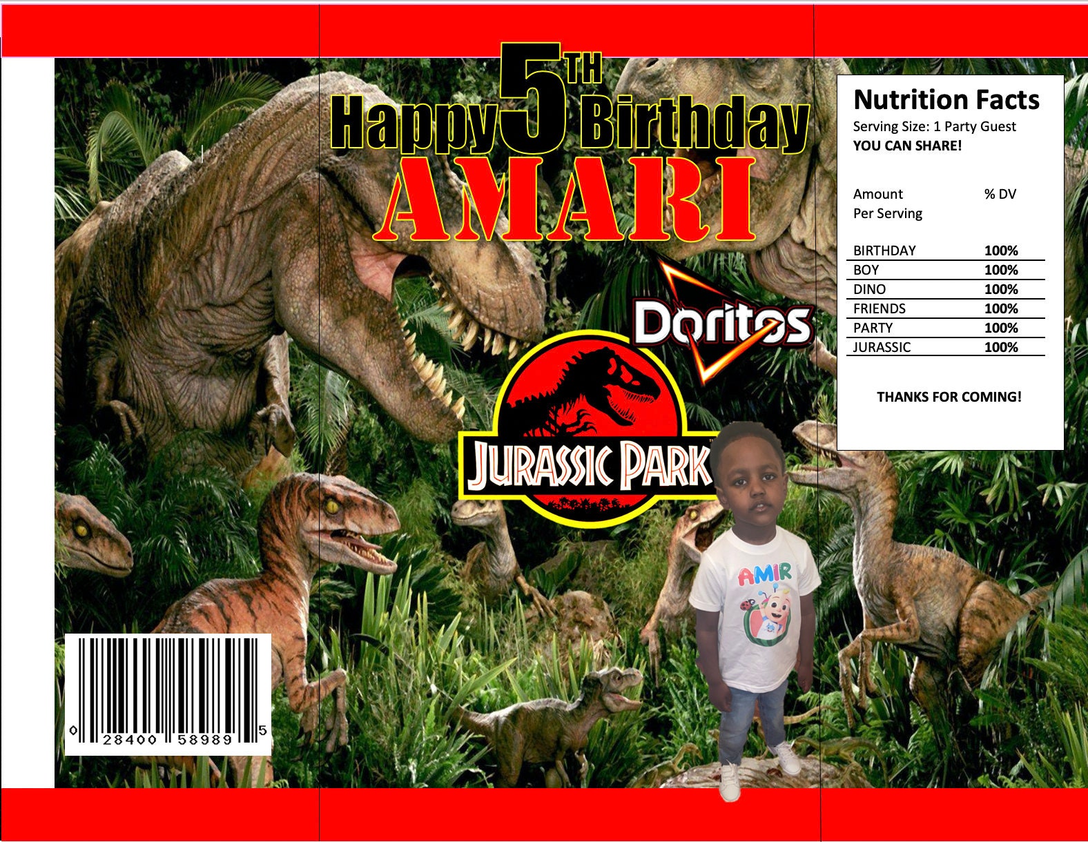 Digital Chip Bag File (editable) MS WORD - Etsy