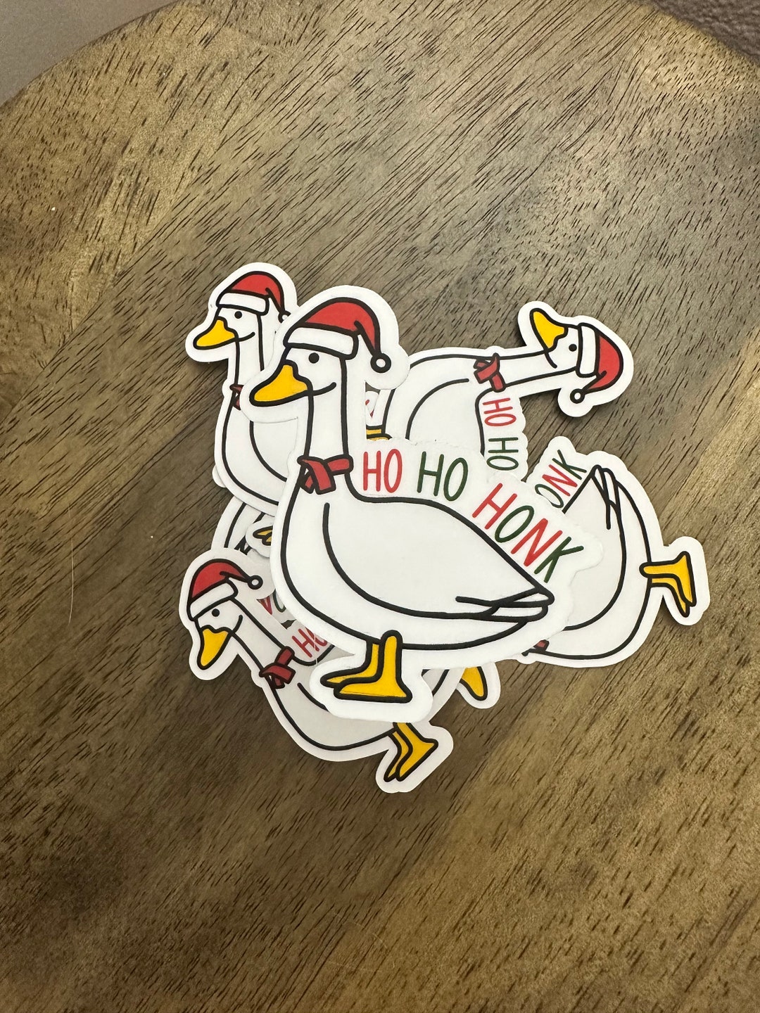 Ho Ho Honk Sticker - Silly Goose Sticker - Sticker - Handmade - Gifts ...