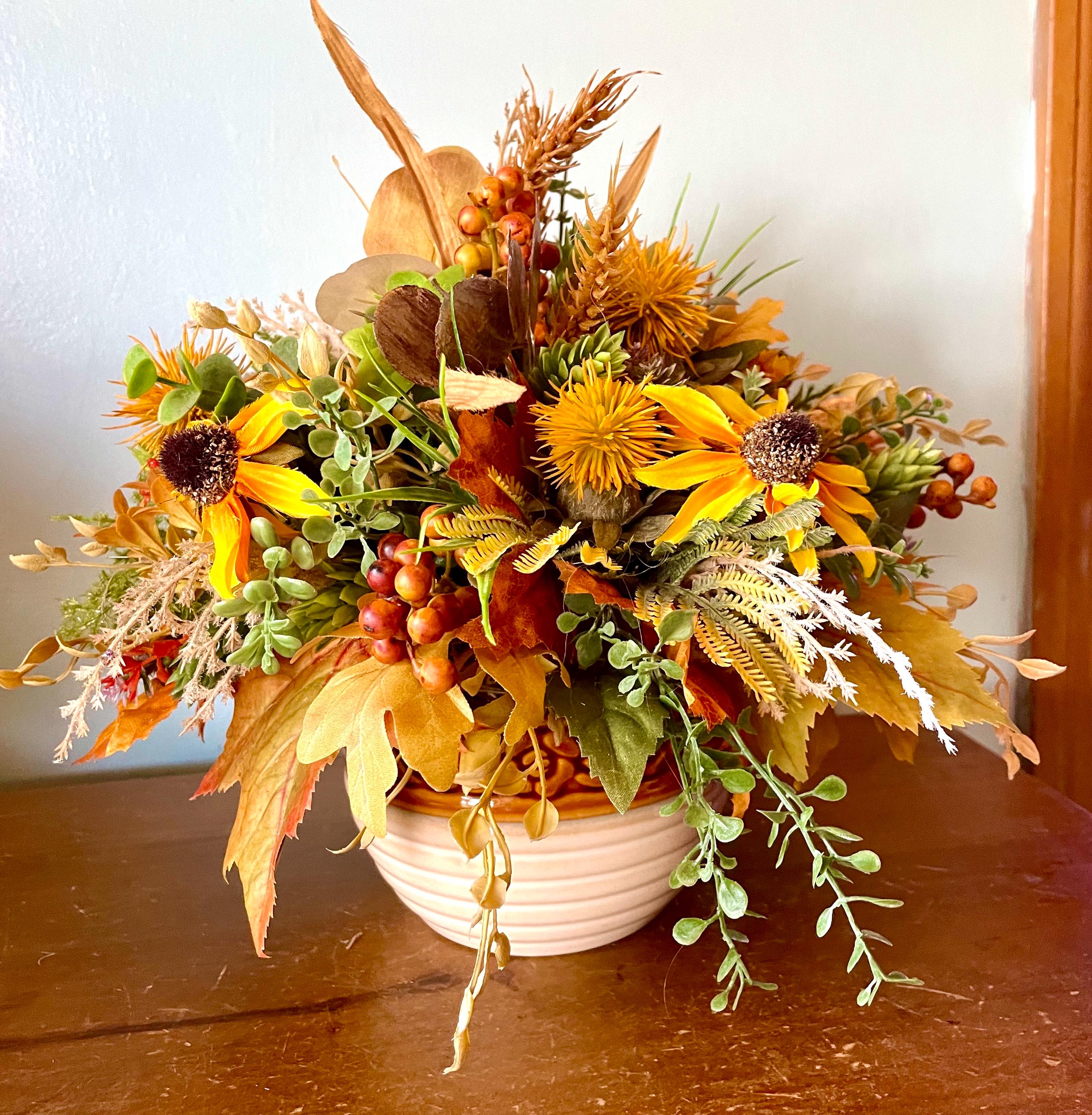 Black Eyed Susan Fall Arrangement - Etsy
