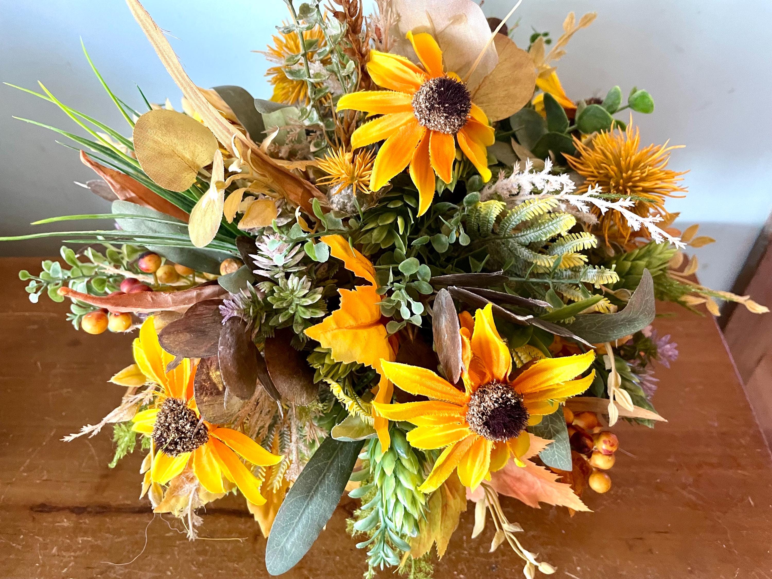 Black Eyed Susan Fall Arrangement - Etsy