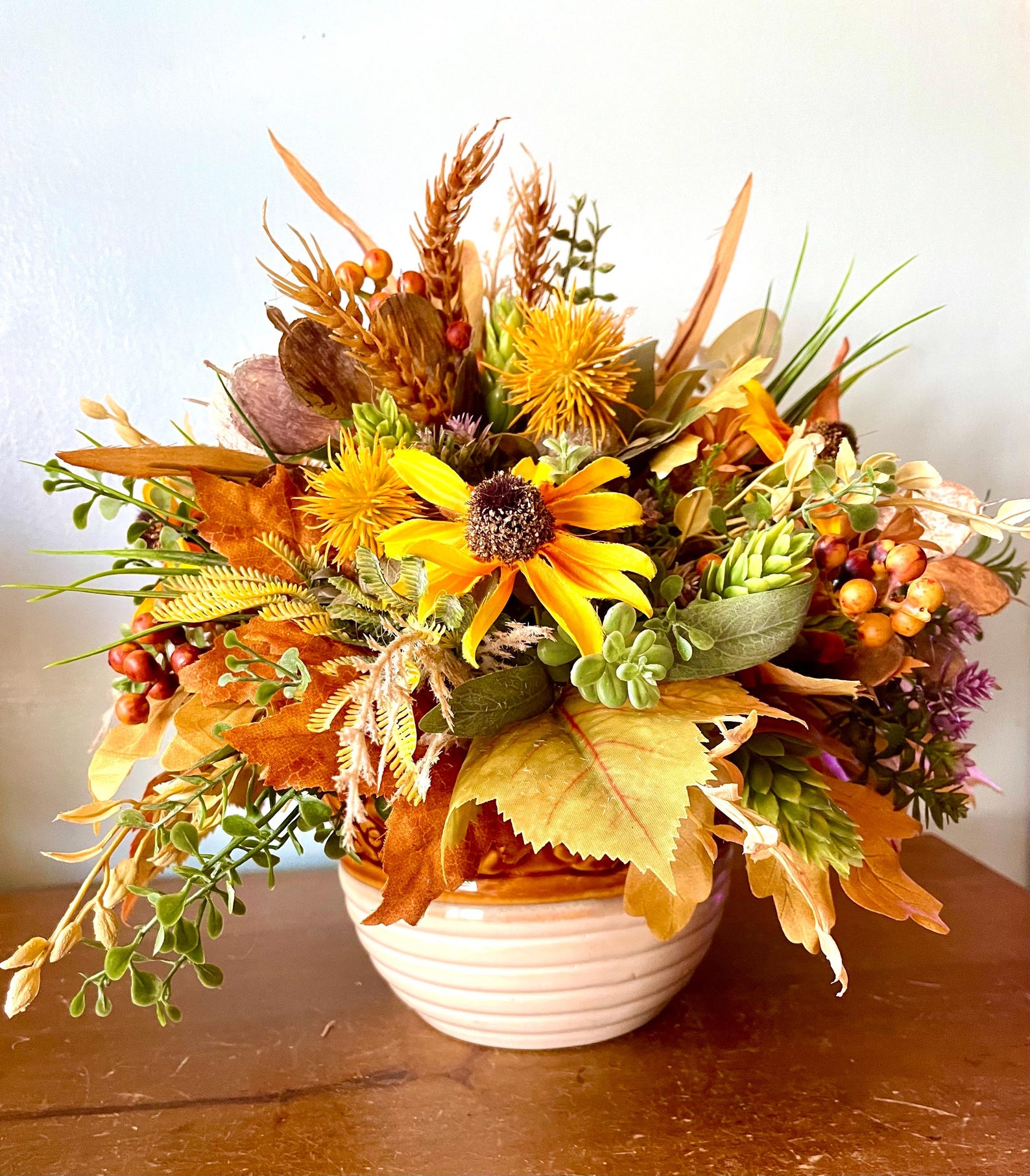 Black Eyed Susan Fall Arrangement - Etsy