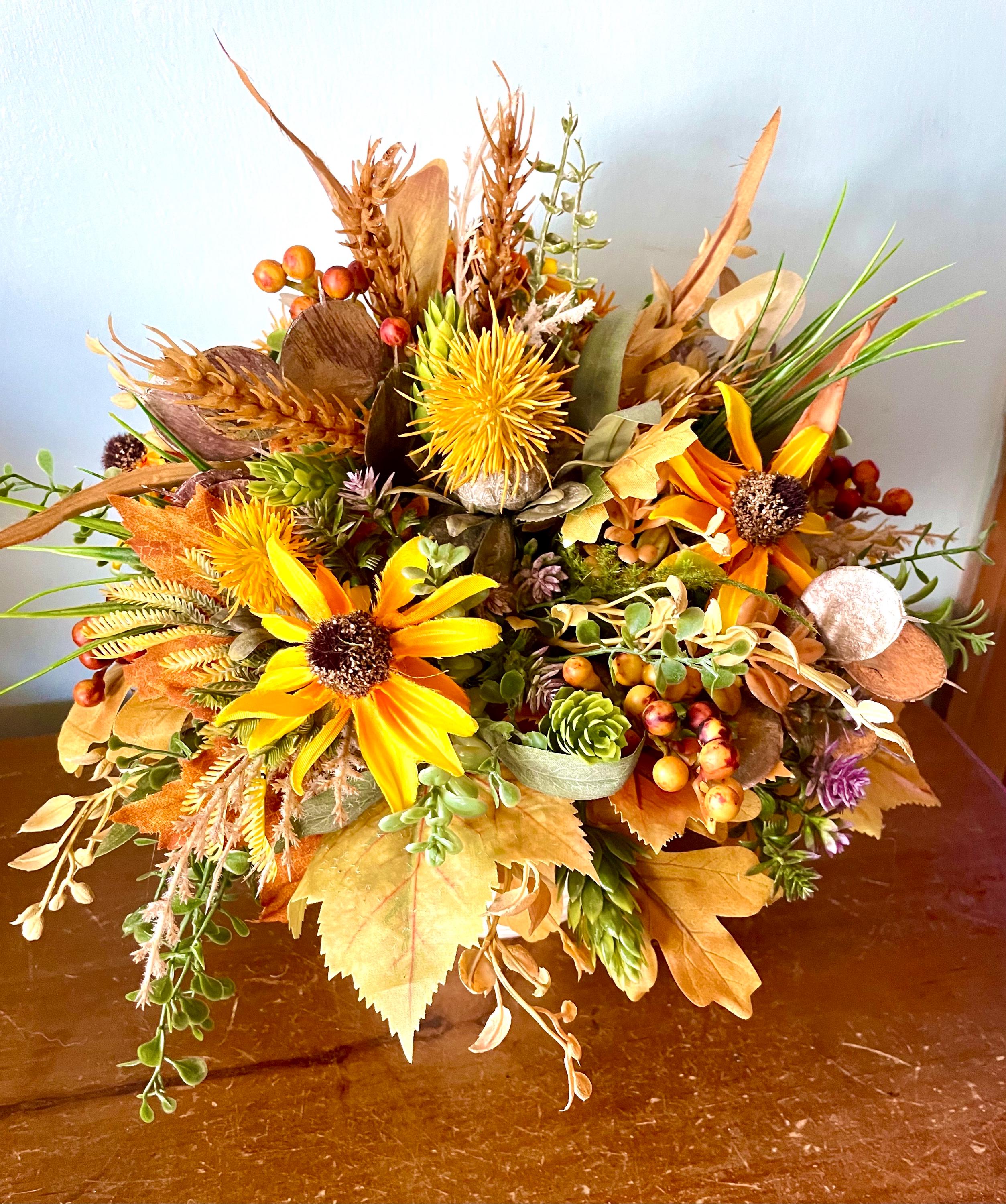 Black Eyed Susan Fall Arrangement - Etsy