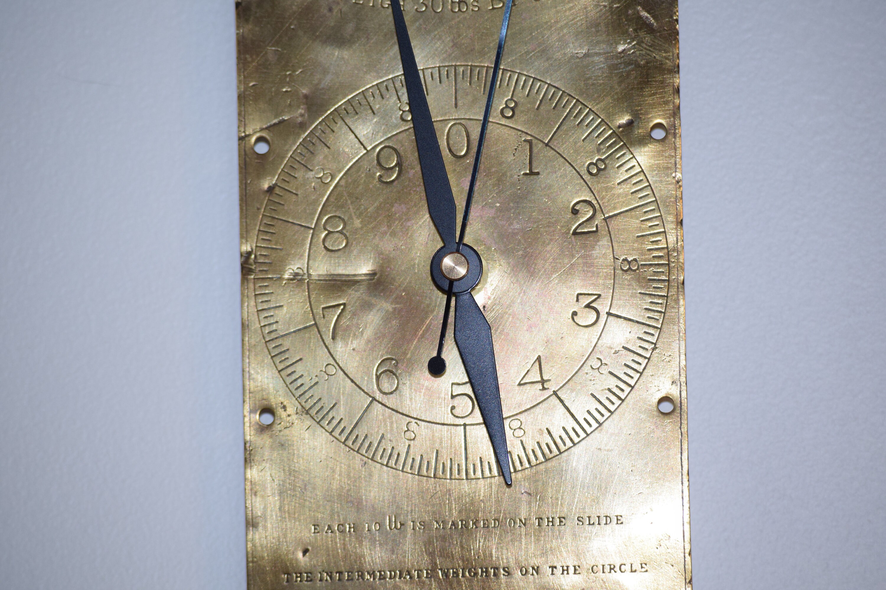 Old Antique Brass Frary's Scale Pendulum Wall Clock - Etsy