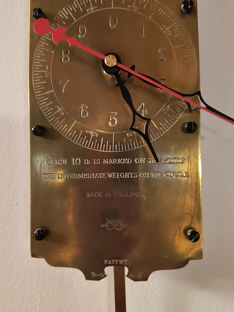 Antique Brass Pendulum Clock - Etsy