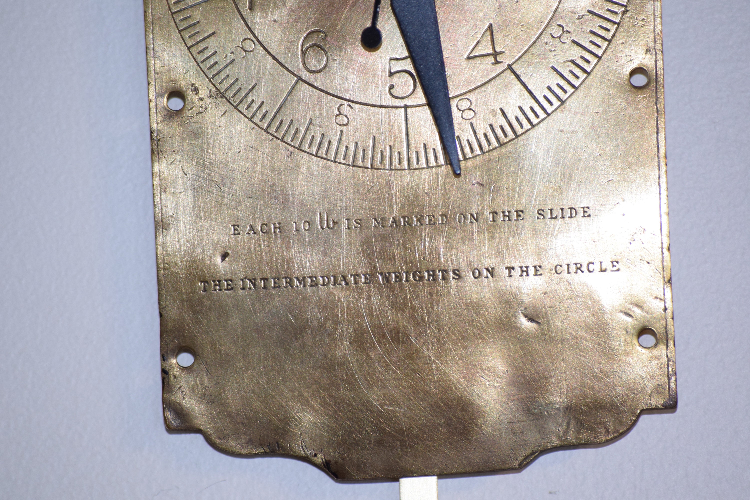 Old Antique Brass Frary's Scale Pendulum Wall Clock - Etsy