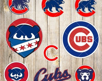 Chicago cubs svg | Etsy