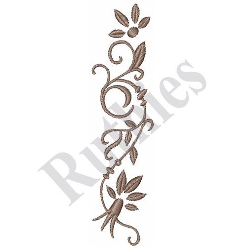 Ivy Leaf Border Machine Embroidery Design Ivy Swag | Etsy